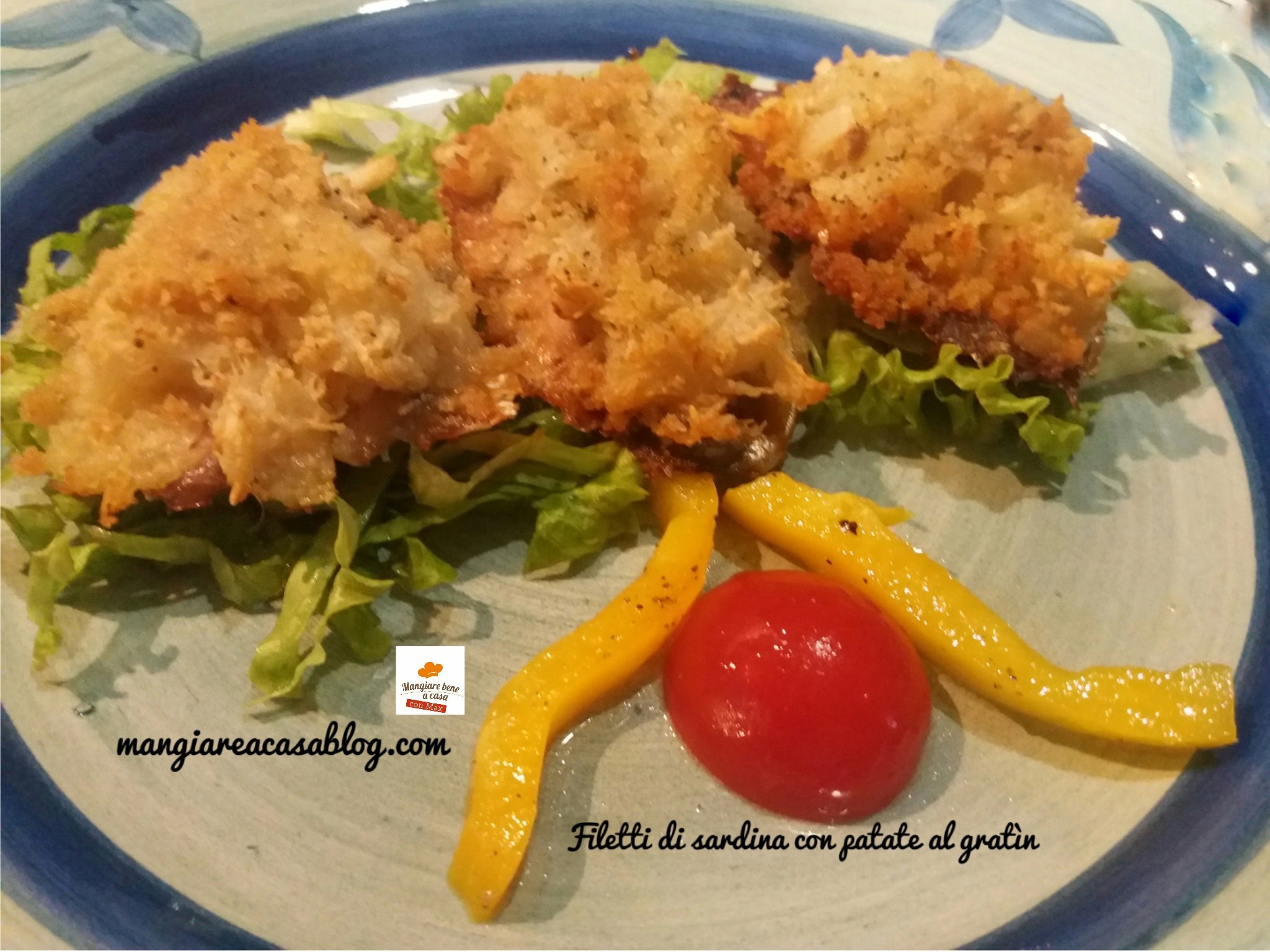 Filetti di sardina con patate al gratìn – mangiareacasablog.com